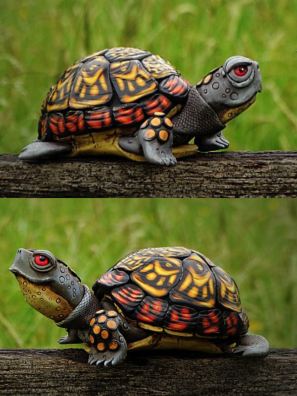 How to Sculpt Realistic Turtles in Polymer Clay | Curious Mondo